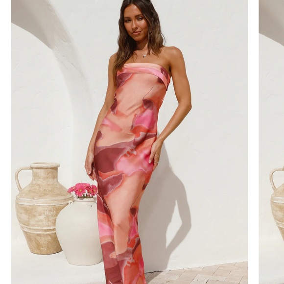 Fortunate One | Dresses | Let Me In Maxi Dress Orange Fortunate One ...